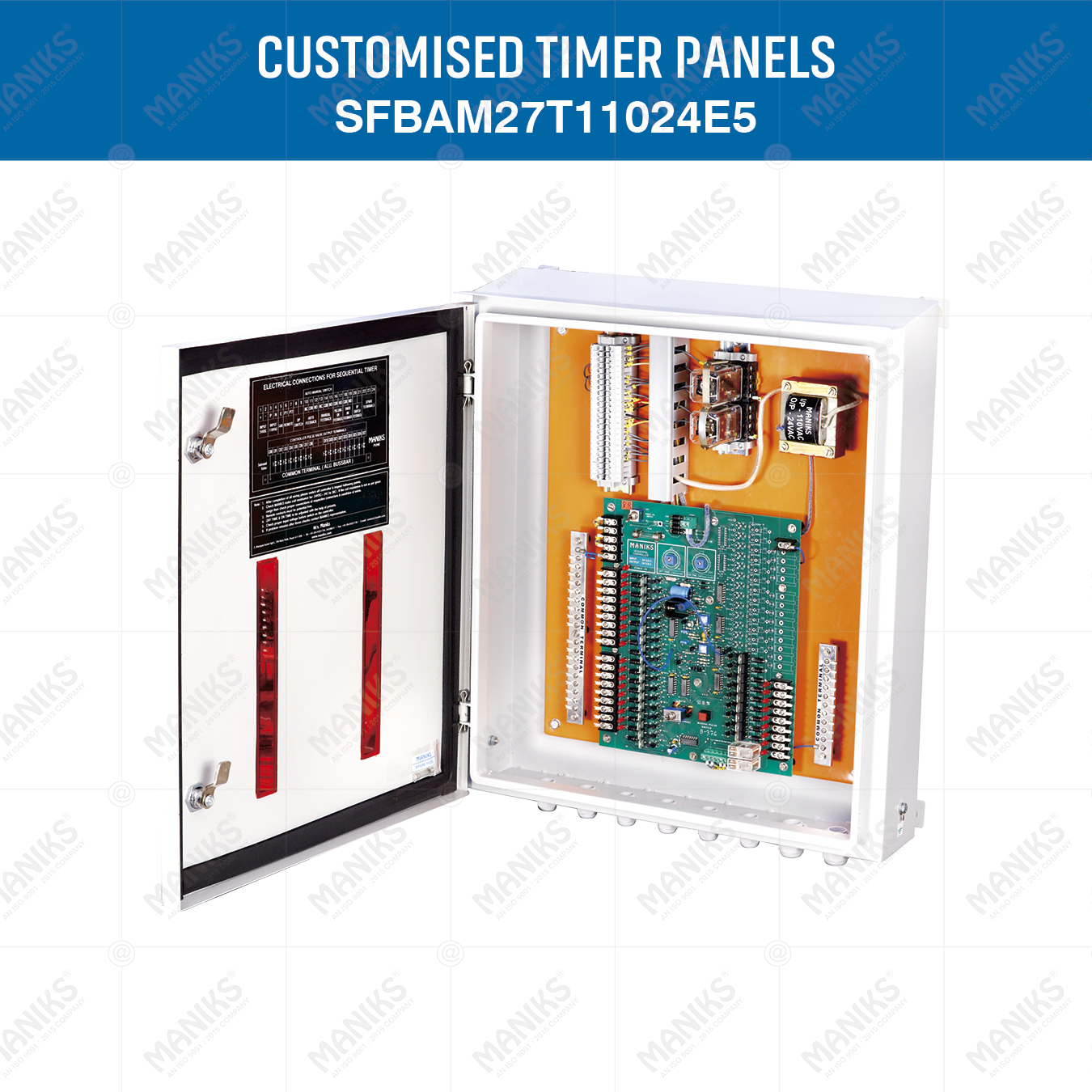 Customised Timer Panels - MANIKS | Pulse, Regulating, Stop, Check ...